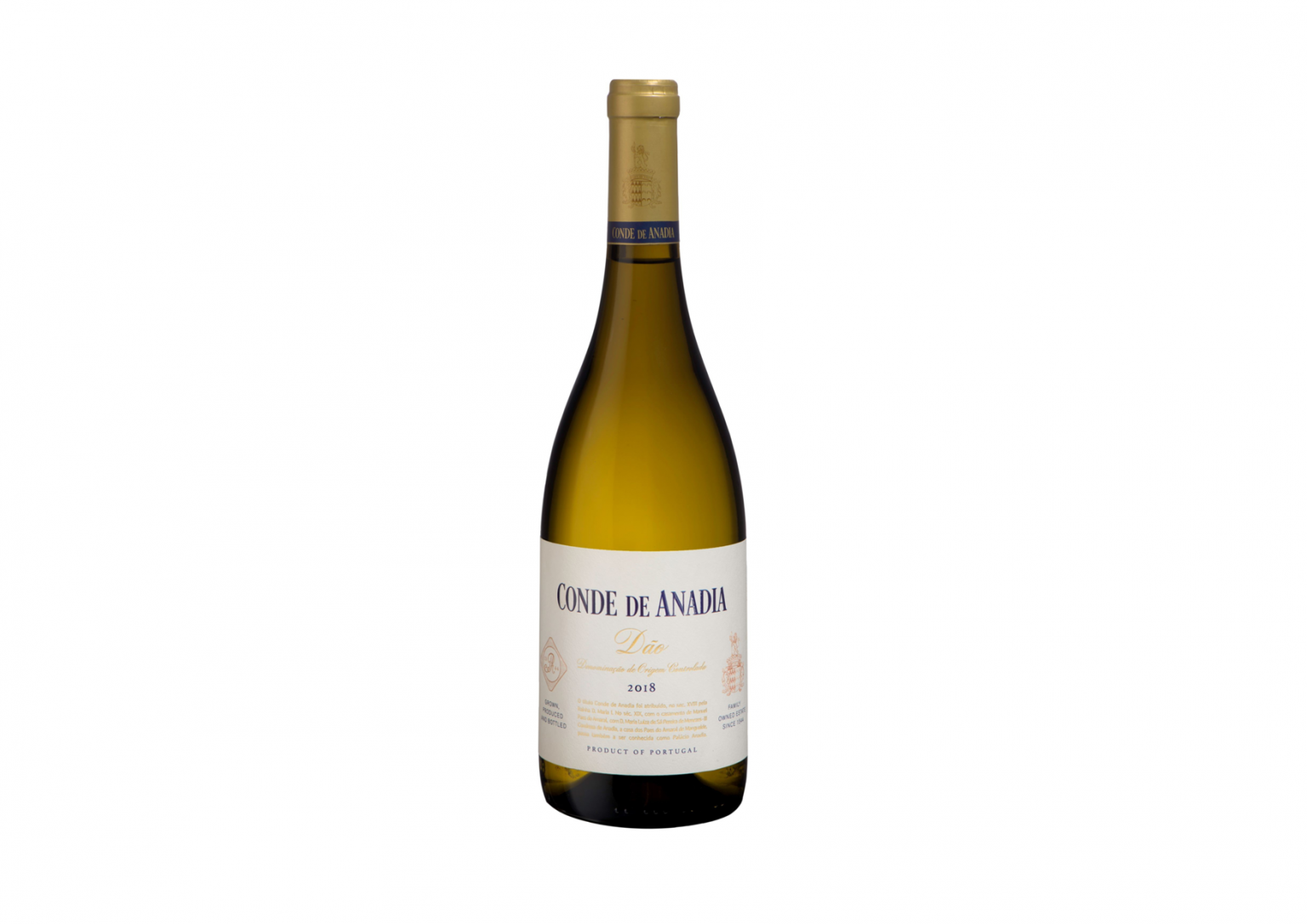 CONDE DE ANADIA BRANCO 2018 DÃO 75CL – Yishma Wines